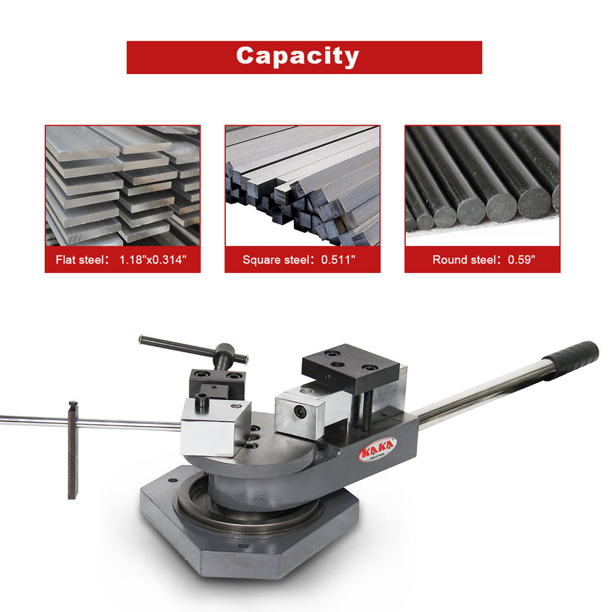 KAKA Industrial SBG-40 Heavy-Duty Universal Bender